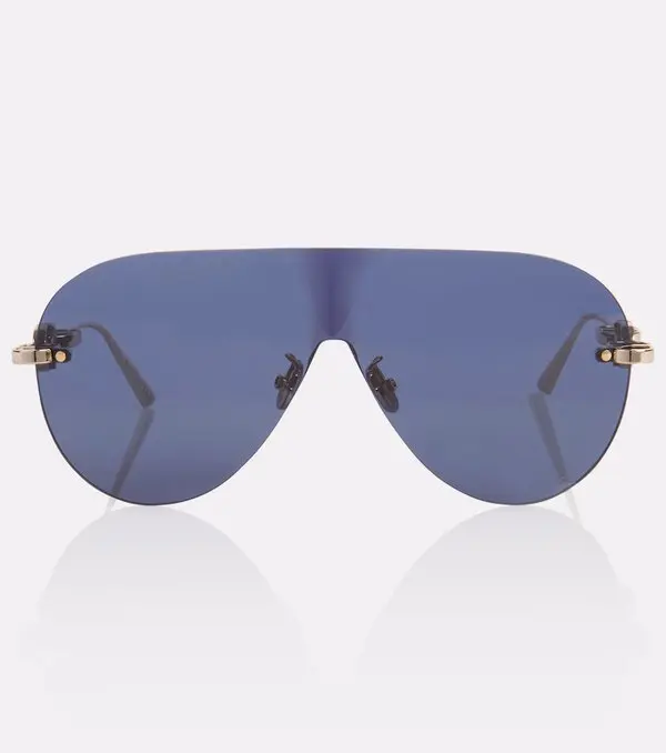 Dior Cd Chain Shield Sunglasses - Blue
