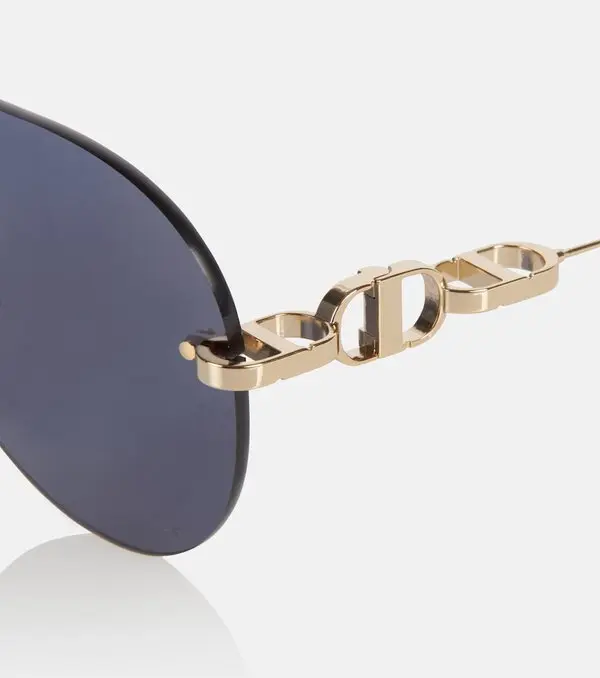 Dior Cd Chain Shield Sunglasses - Blue