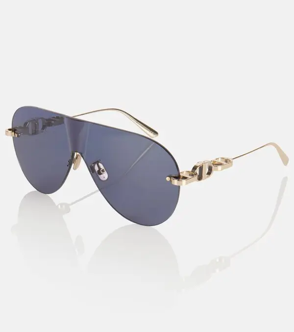 Dior Cd Chain Shield Sunglasses - Blue