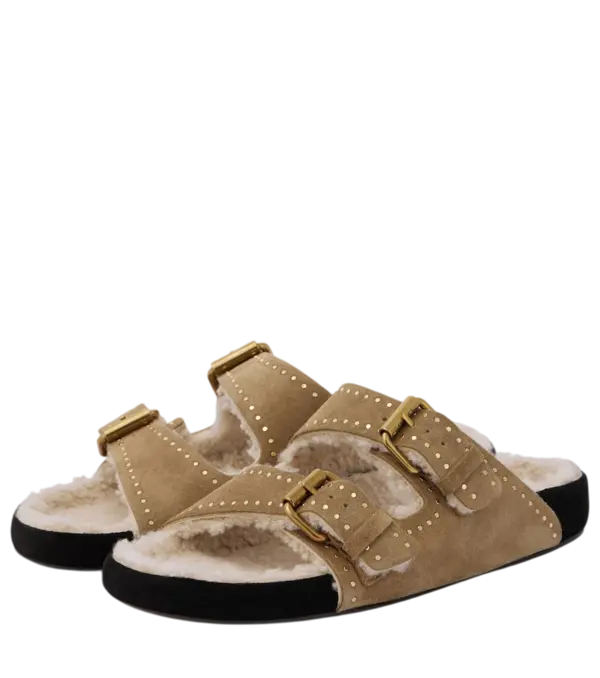Isabel Marant Lennyo Suede Slides