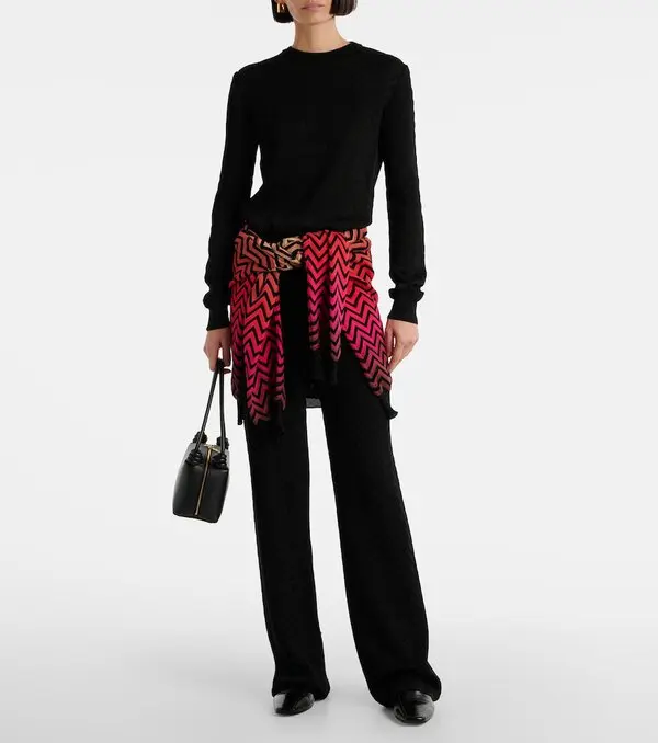 Missoni High-rise Wide-leg Pants