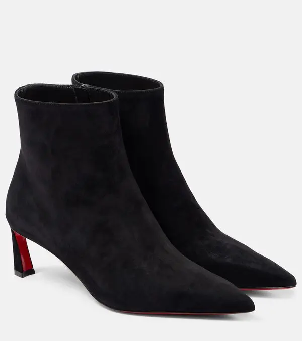 CHRISTIAN LOUBOUTIN Condra 55 Suede Ankle Boots