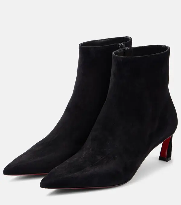 CHRISTIAN LOUBOUTIN Condra 55 Suede Ankle Boots