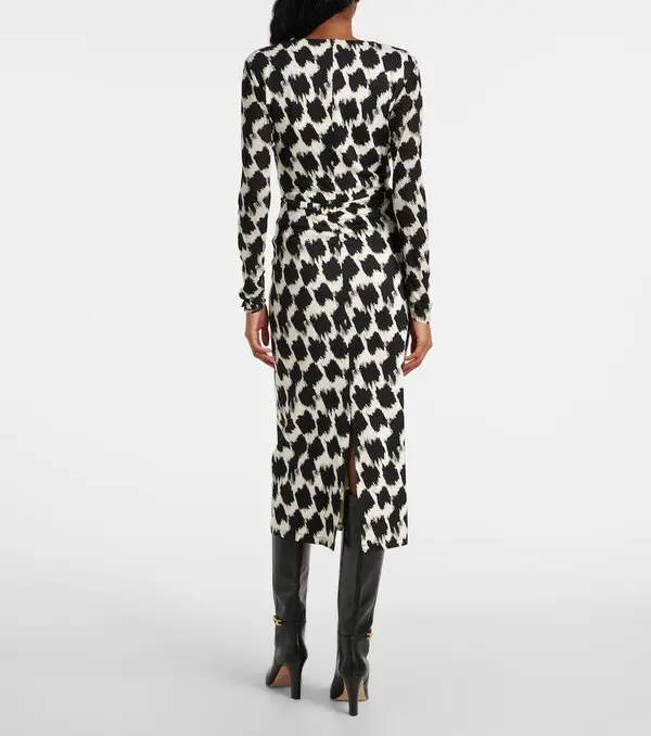 Diane Von Furstenberg Libra Printed Midi Dress