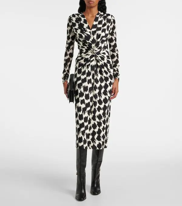 Diane Von Furstenberg Libra Printed Midi Dress