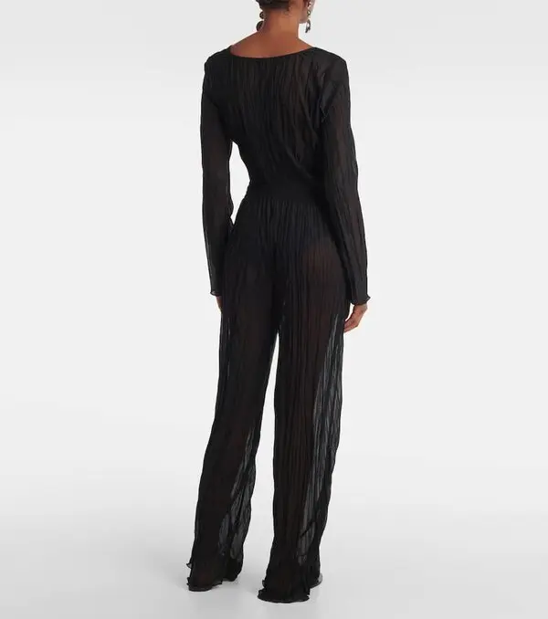 Jade Swim Amaya Wide-leg Pants - Black