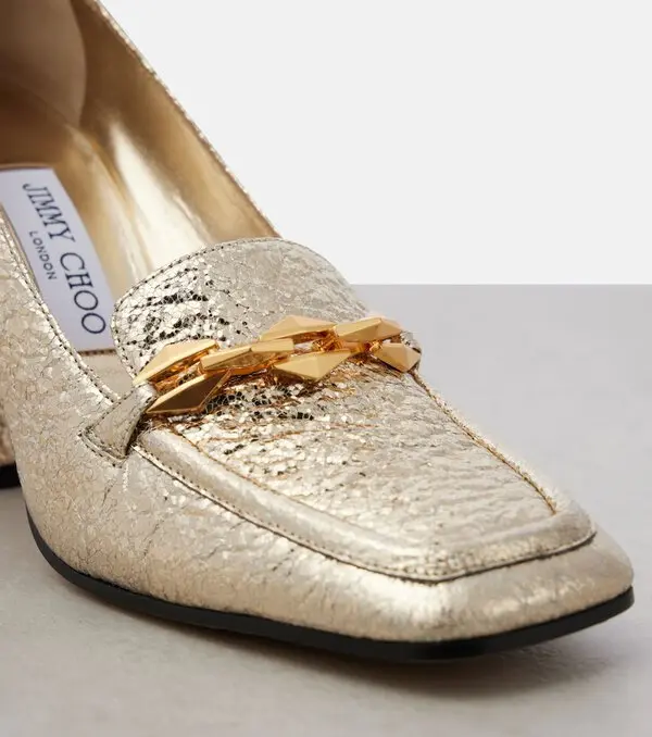 JIMMY CHOO Diamond Tilda 80 Loafer Pumps