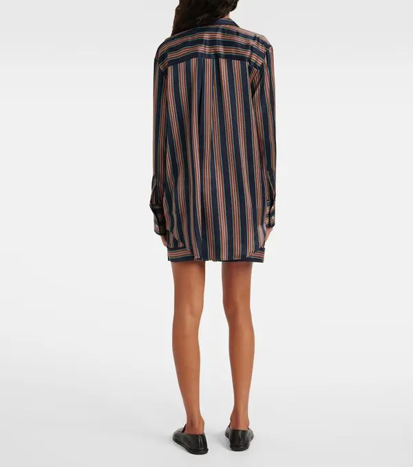 Asceno Paris Silk Charmeuse Shirt