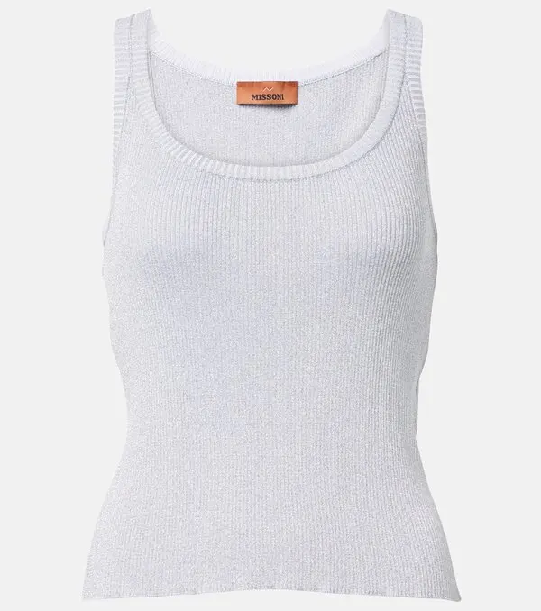 Missoni Lamé Tank Top - Silver