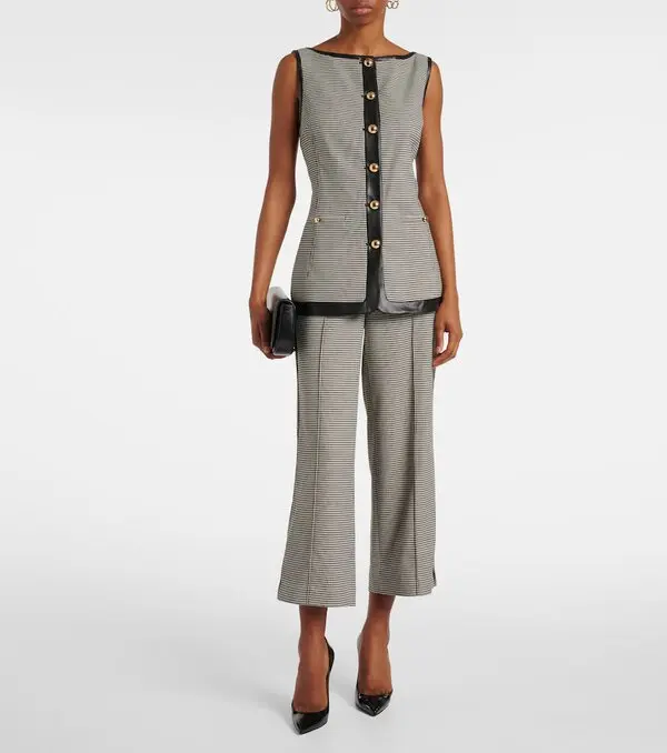 Simkhai Cressida Checked Vest