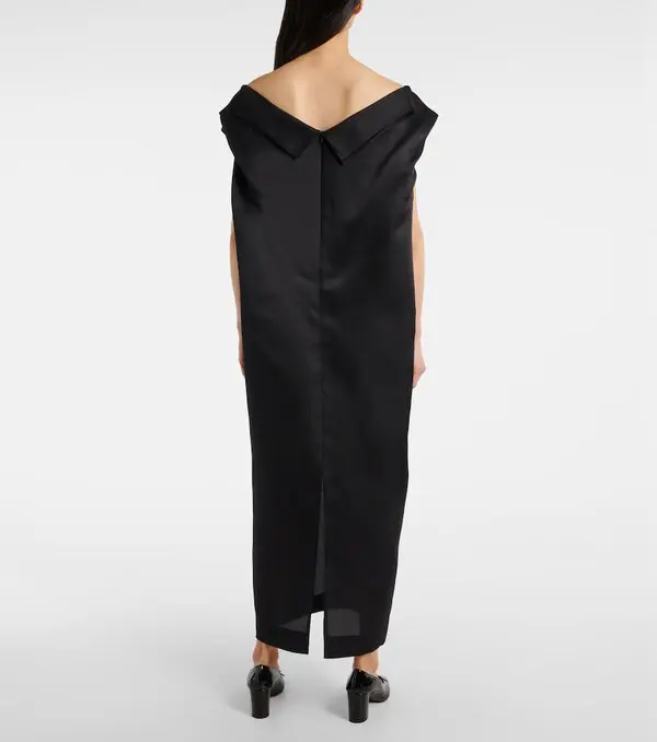 Khaite Selwyn Maxi Dress - Black