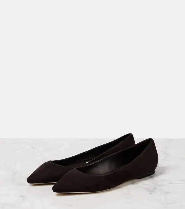 JIMMY CHOO Romy Ballet Flats - Brown