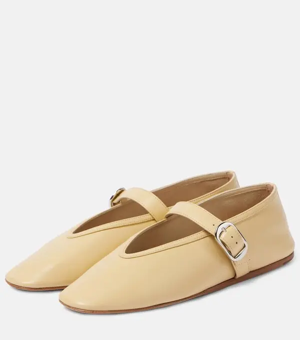 Le Monde Beryl Stella Leather Ballet Flats