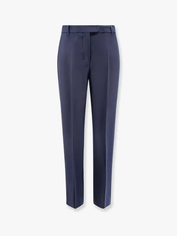 Max Mara Fatina Viscose And Cotton Trousers
