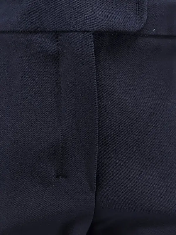 Max Mara Fatina Viscose And Cotton Trousers