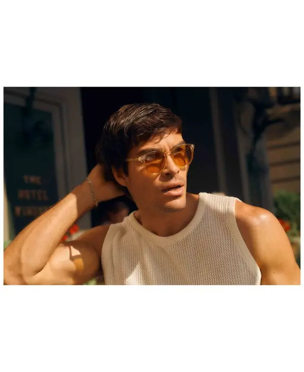 Le Specs Bandwagon Round Frame Sunglasses, 51mm - Matte Stone