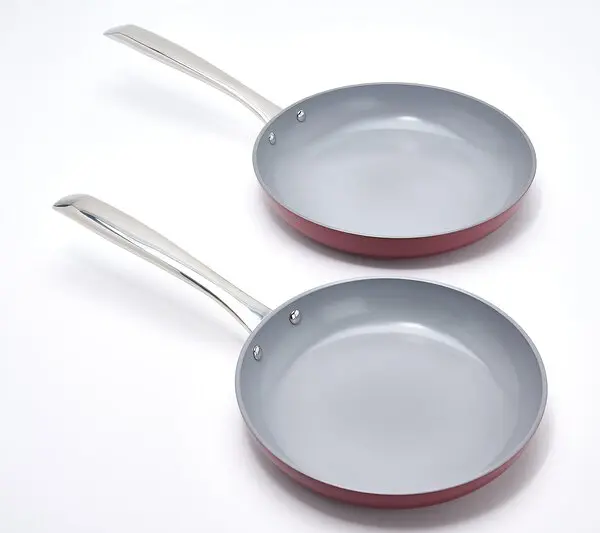TECHNIQUE As Is Hard Anodized Nonstick 2pc. 9.5' & 11' Pans - One-color
