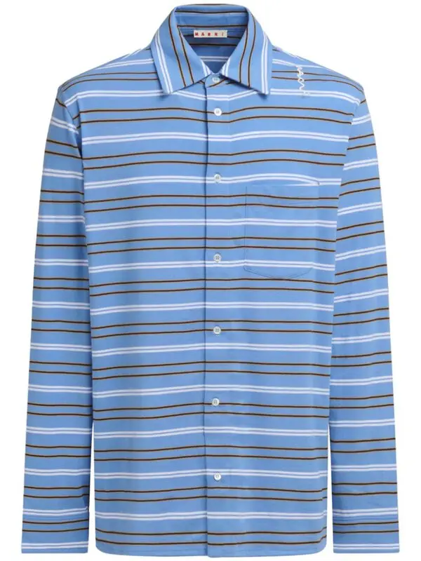 Marni Striped Buttoned Shirt