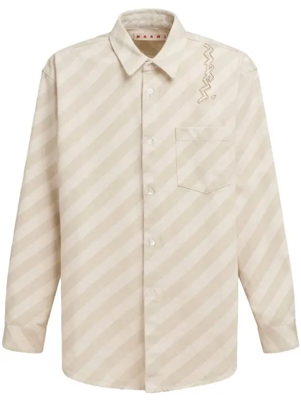 Marni Striped Buttoned Shirt