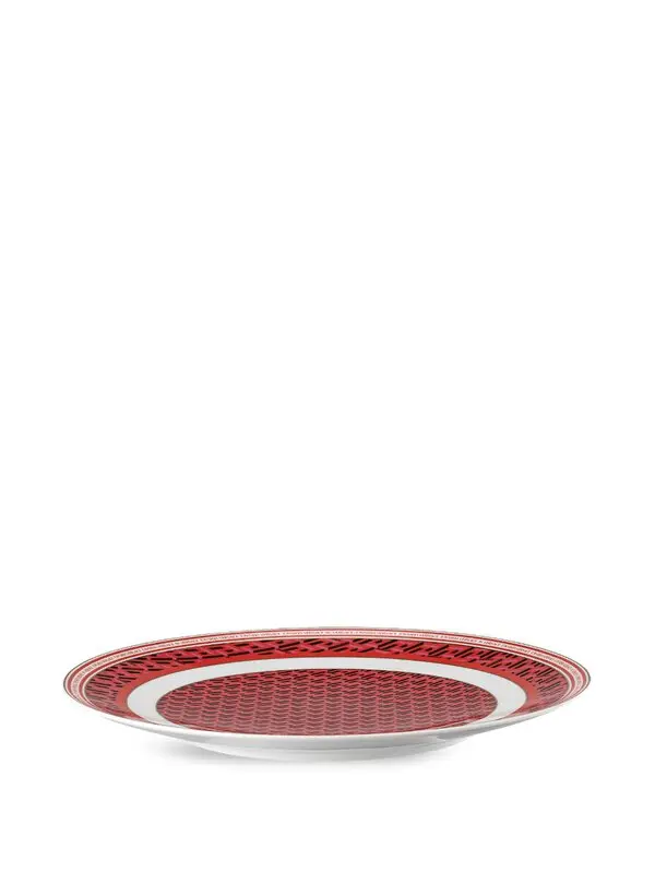 Versace X Rosenthal La Greca Signature Service Plate - Red