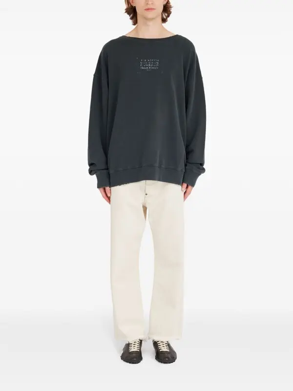 MAISON MARGIELA Numbers Motif Sweater - Black