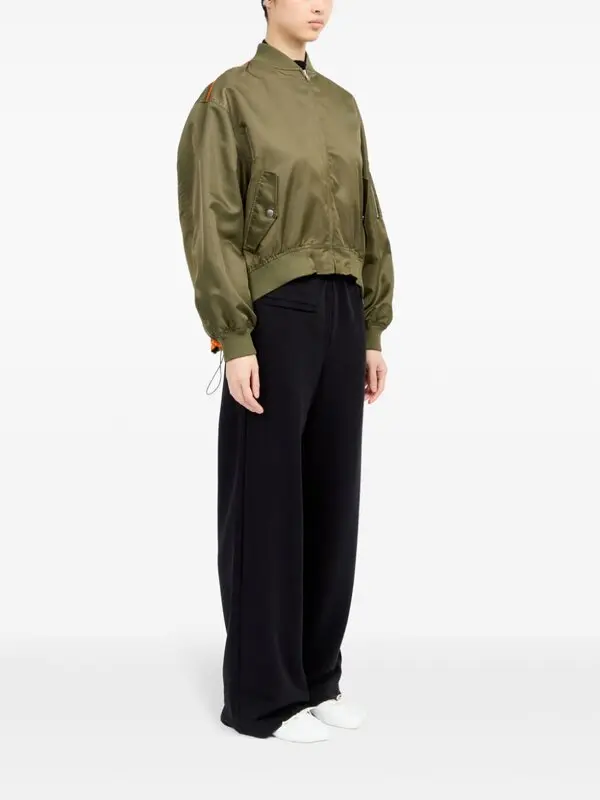 MAISON MARGIELA Logo-print Zip-up Jacket