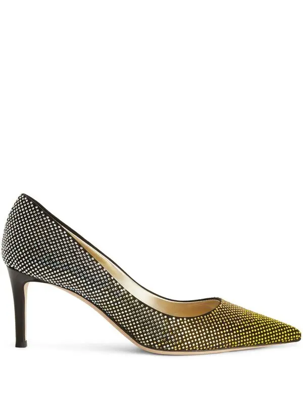 GIUSEPPE ZANOTTI 70mm Celie Crystal Pumps