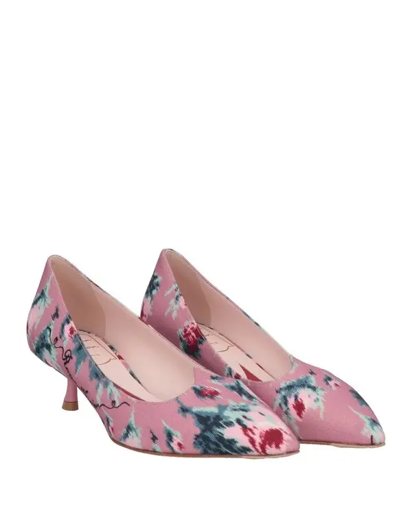 ROGER VIVIER Floral-print Textile Pumps