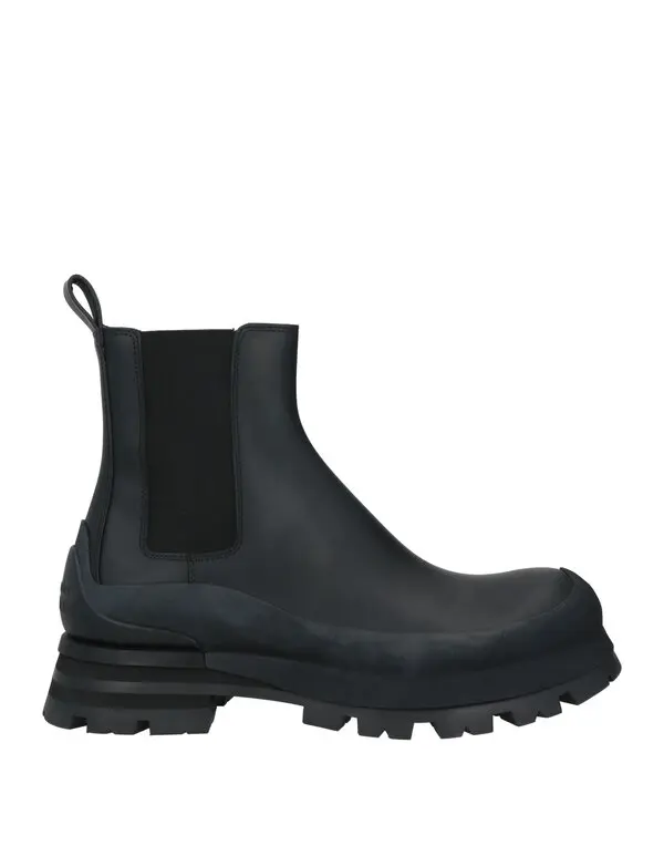 Alexander McQueen Leather Chelsea Boots