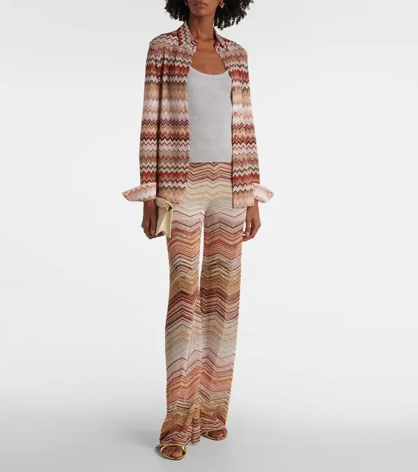 Missoni Lame Tank Top - Silver