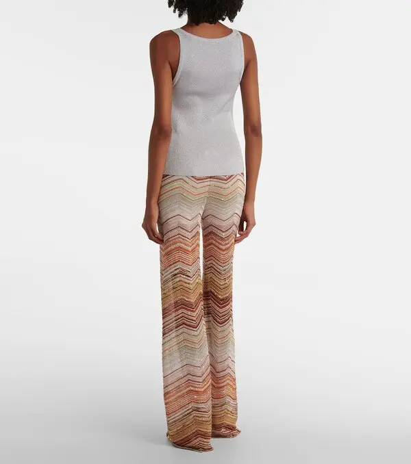 Missoni Lame Tank Top - Silver