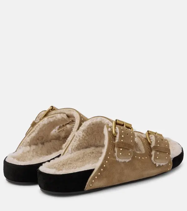 Isabel Marant Lennyo Suede Slides