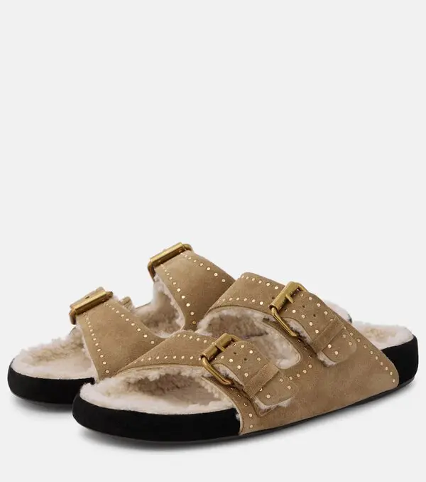 Isabel Marant Lennyo Suede Slides