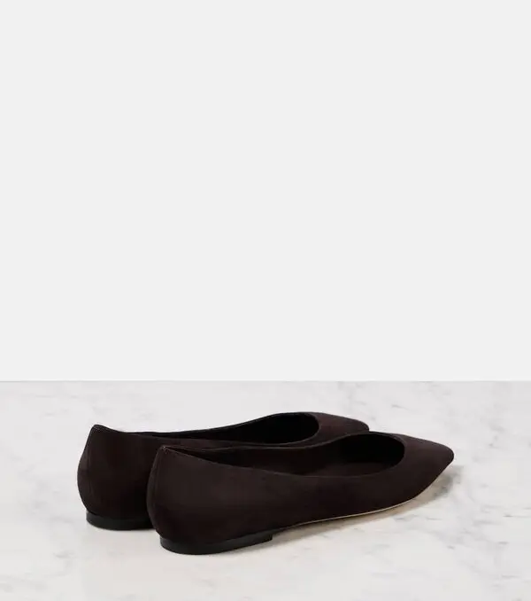 JIMMY CHOO Romy Ballet Flats - Brown