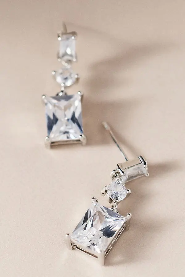 VIESTE ROSA Front-back Fringe Earrings - Silver