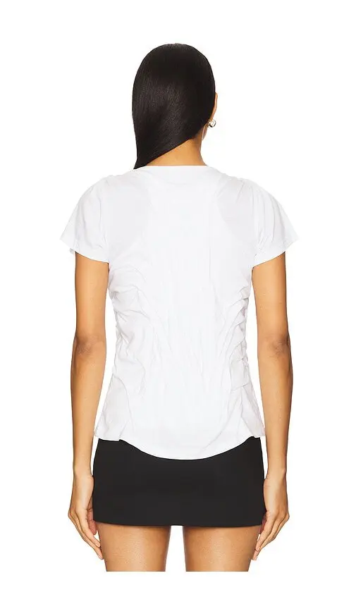 DI PETSA Wetlook Draped T-shirt