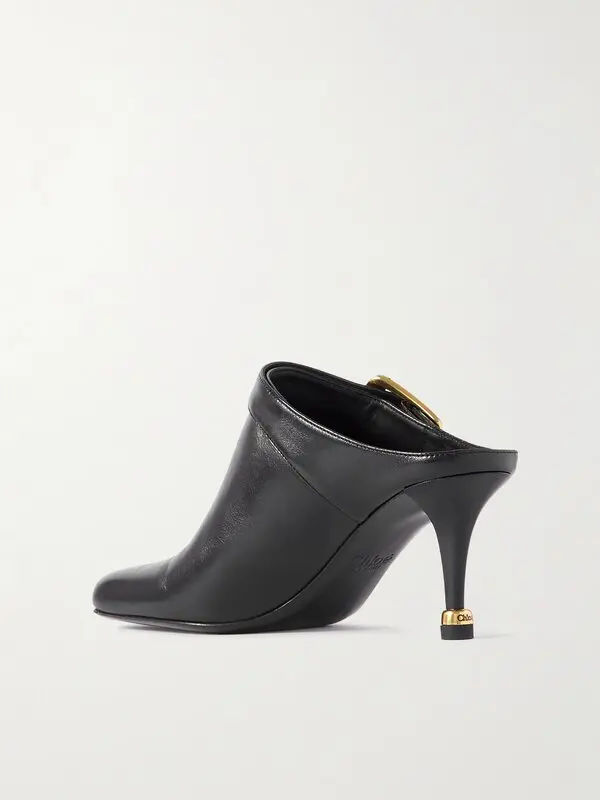 Chloé Andrea Leather Mules