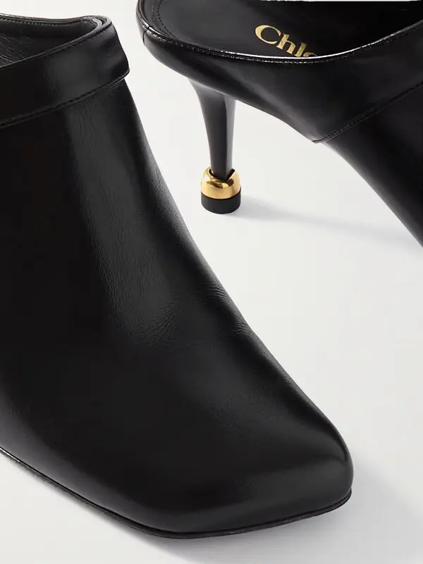 Chloé Andrea Leather Mules