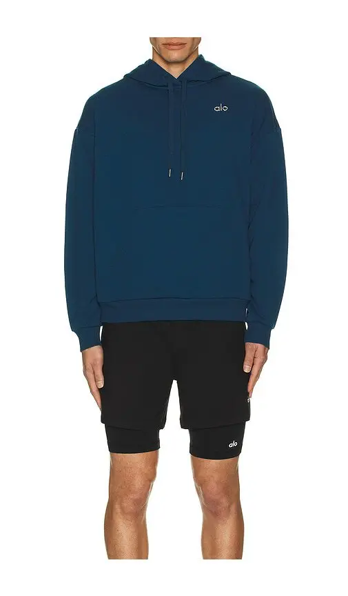 Alo Yoga Accolade Hoodie In Teal