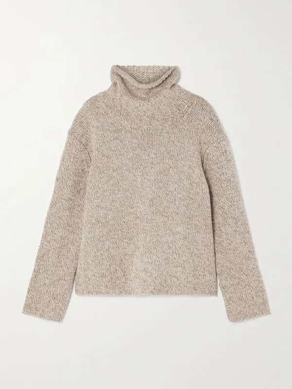 JAMES PERSE Recycled-cashmere Turtleneck Sweater
