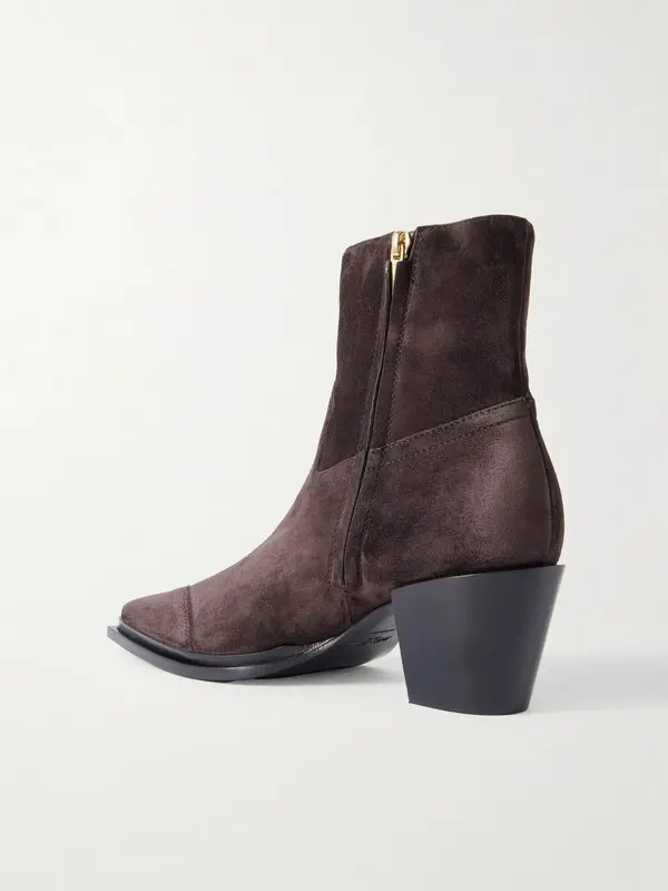 JIMMY CHOO Cece 60 Suede Ankle Boots - Brown