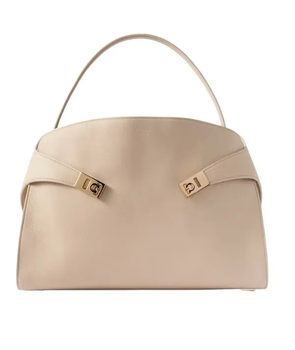 FERRAGAMO Hug Medium Leather Tote