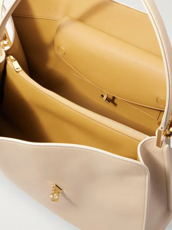 FERRAGAMO Hug Medium Leather Tote