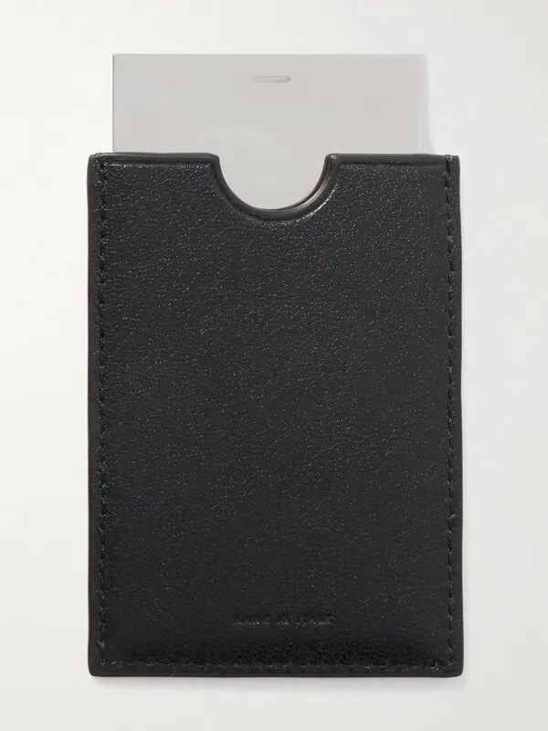 THE ROW Textured-leather Mirror Sleeve