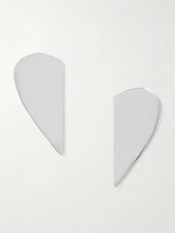 Alaïa Le Demi-caur Earrings - Silver
