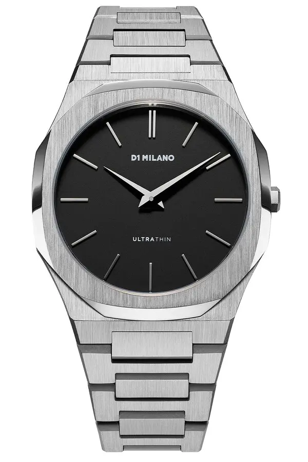 D1 MILANO Ultra Thin 40mm Watch - Silver