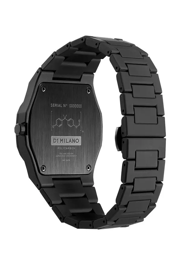 D1 MILANO Polycarbon 40.5mm Strap Watch - Cloudburst