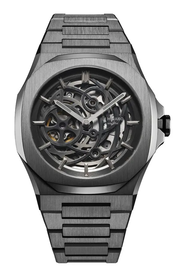 D1 MILANO Skeleton 41.5mm Bracelet Watch - Restyle Gun