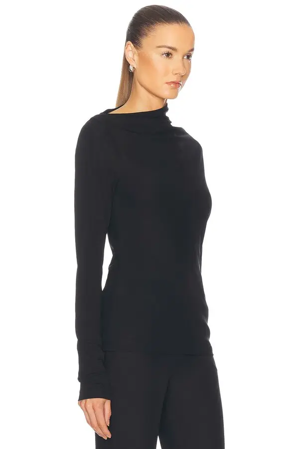 TOTEME Draped Jersey Top