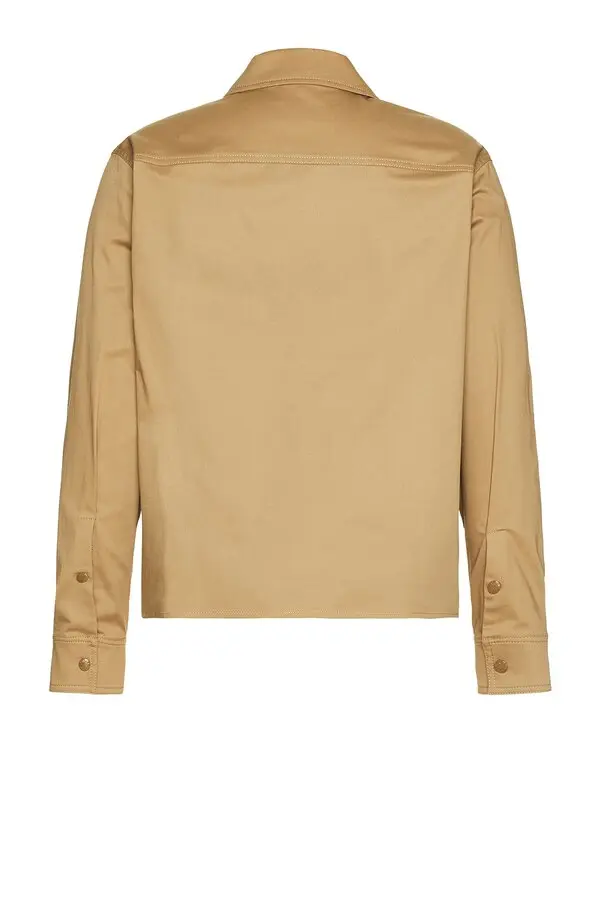 Moncler Overshirt In Brown